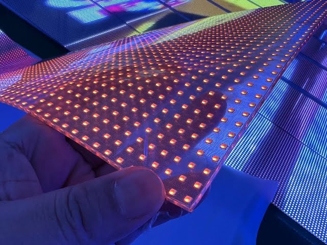 Película LED Transparente VETROFOIL para Publicidad Digital en Vidrio